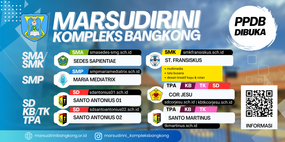PPDB Marsudirini Kompleks Bangkong – Marsudirini Bangkong